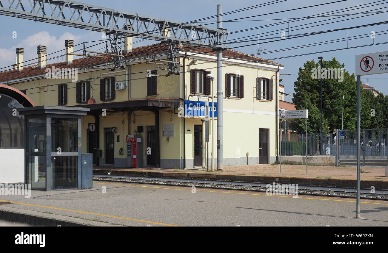 COLLEGNO, ITALY - CIRCA AUGUST 2019: Collegno railway station Stock ...