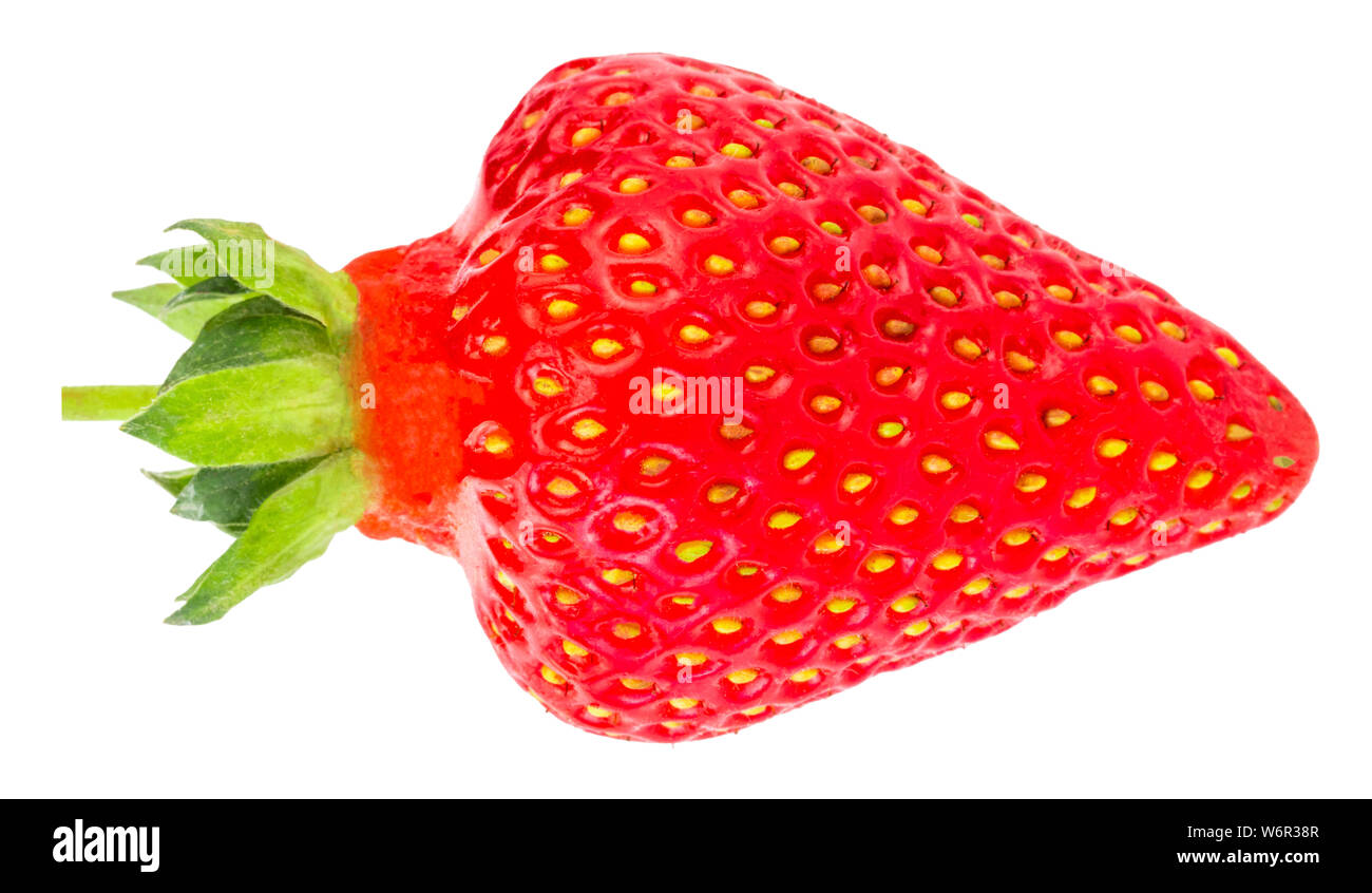 Strawberry isolated on white background. Clipping Path Stock Photo - Alamy