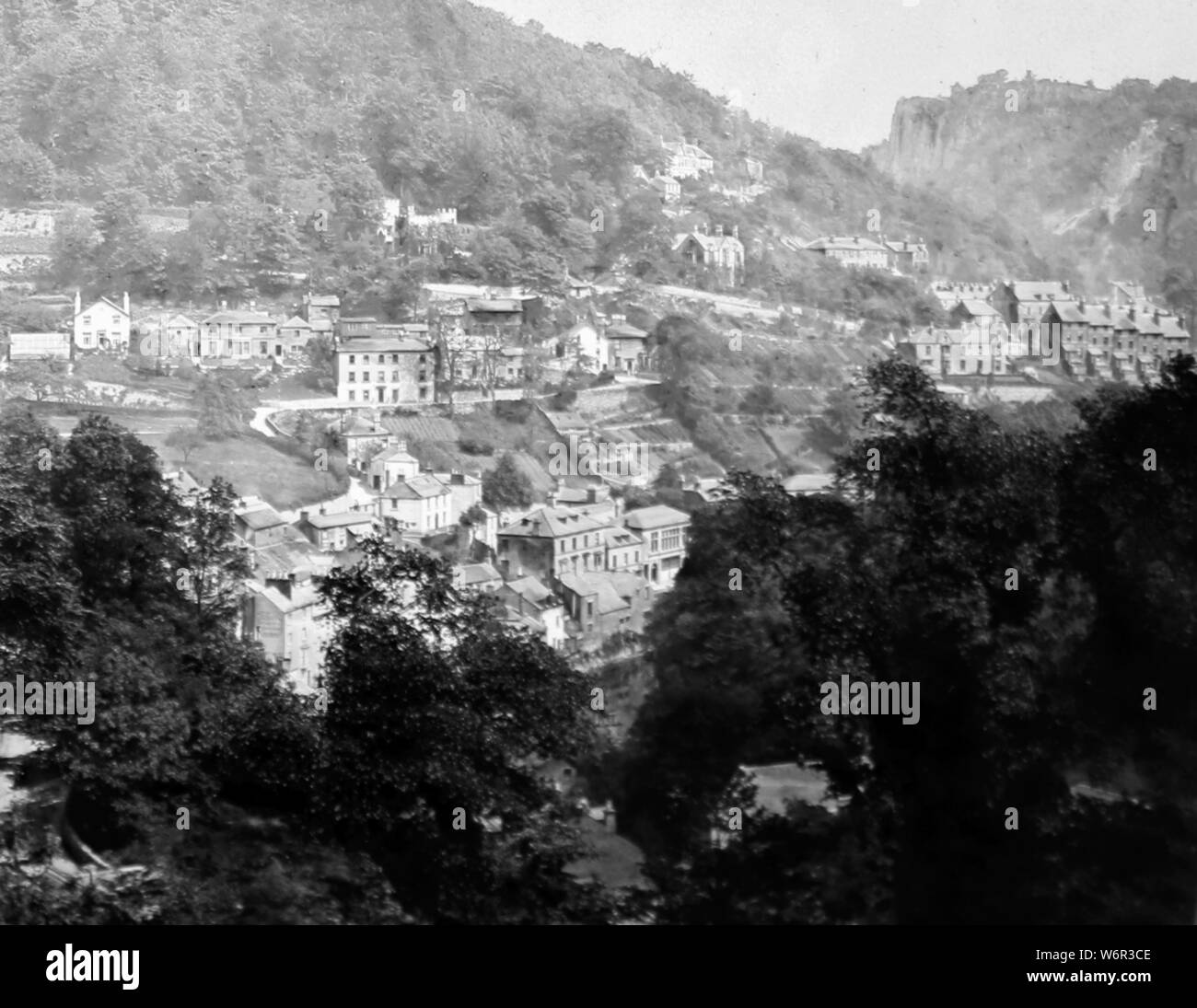 Old matlock bath Black and White Stock Photos & Images - Alamy