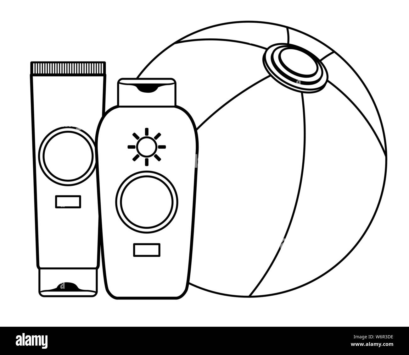 Plastic bottles in black Stock Vector Images - Alamy