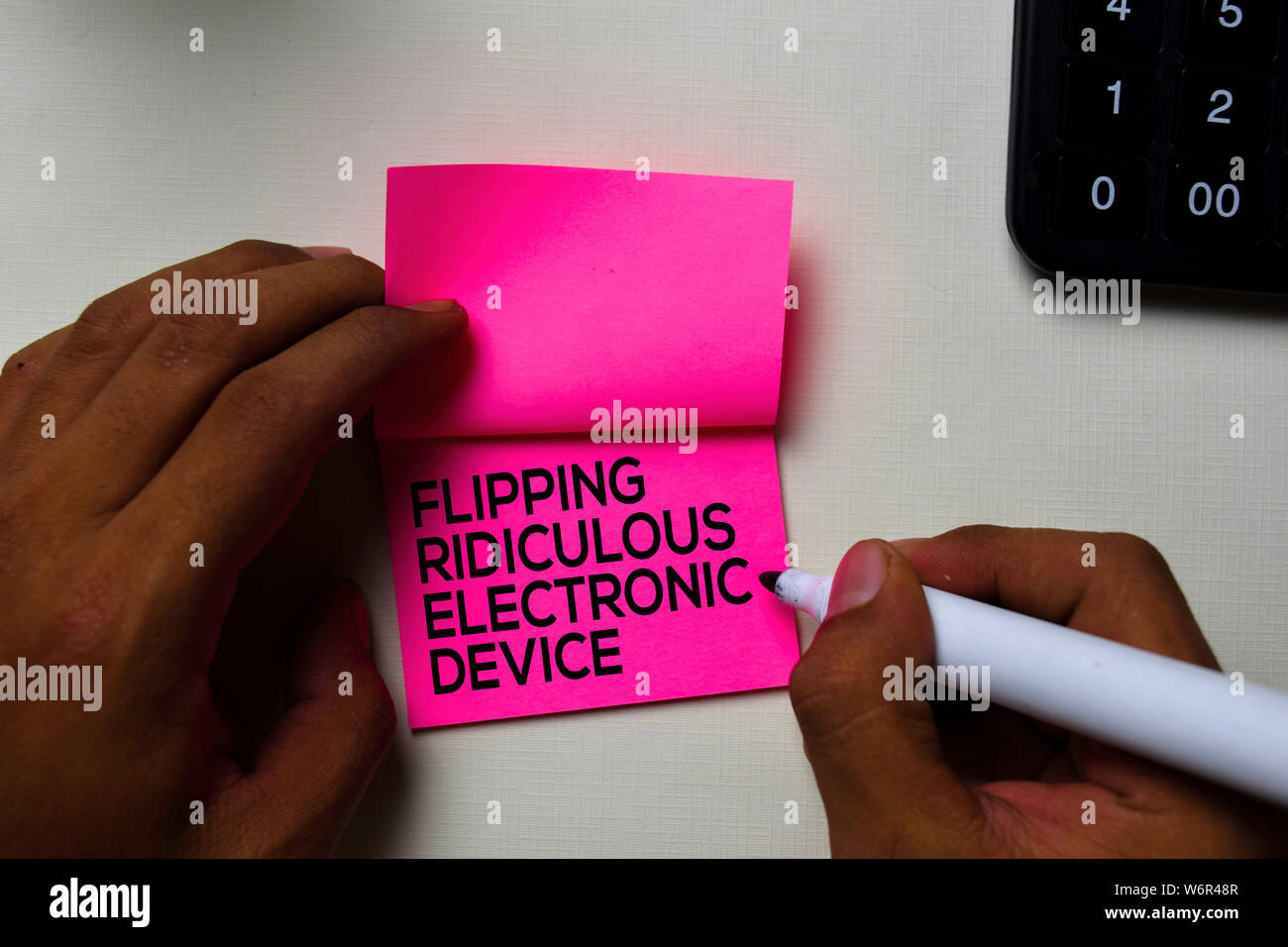 Flipping Ridiculous Electronic Device - FRED text on sticky notes ...