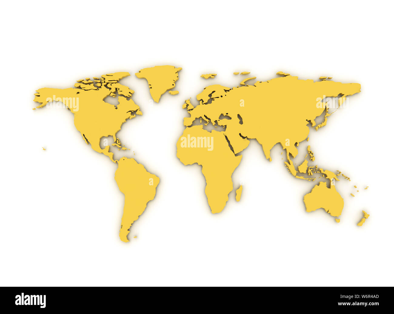 World isolated map hi-res stock photography and images - Alamy