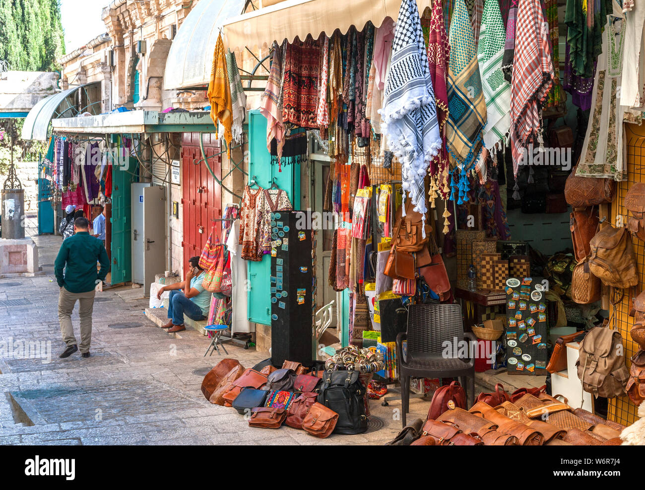 Market in the Old Town, Jerusalem Stock Photo - Alamy