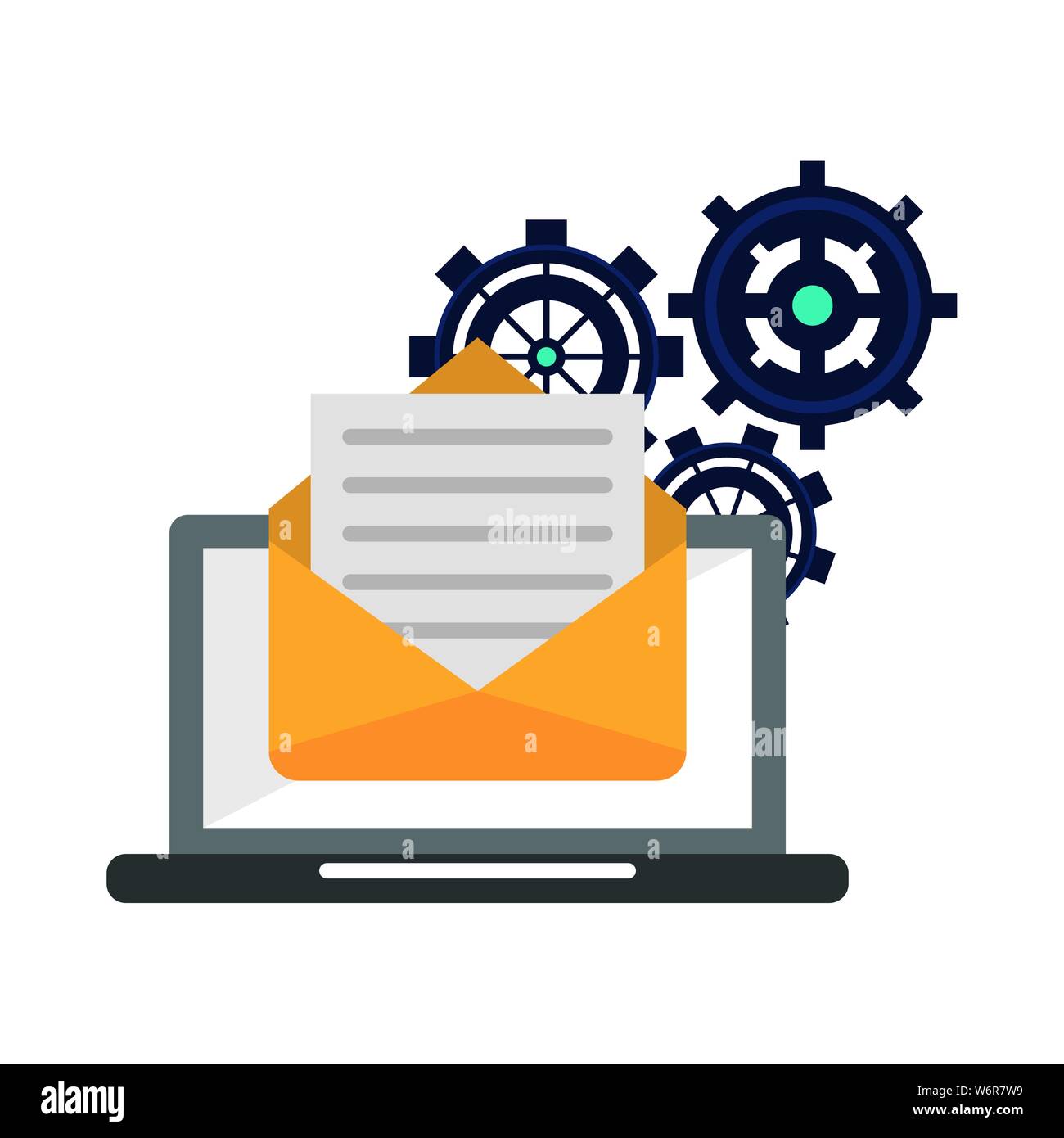 technology digital modern hardware cartoon Stock Vector Image & Art - Alamy