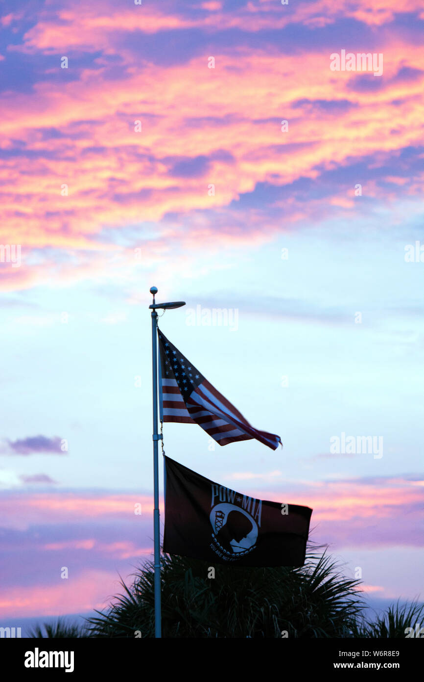 Pow flag hi-res stock photography and images - Alamy