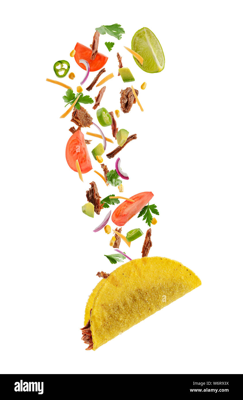 Flying vegetable restaurant Cut Out Stock Images & Pictures - Alamy