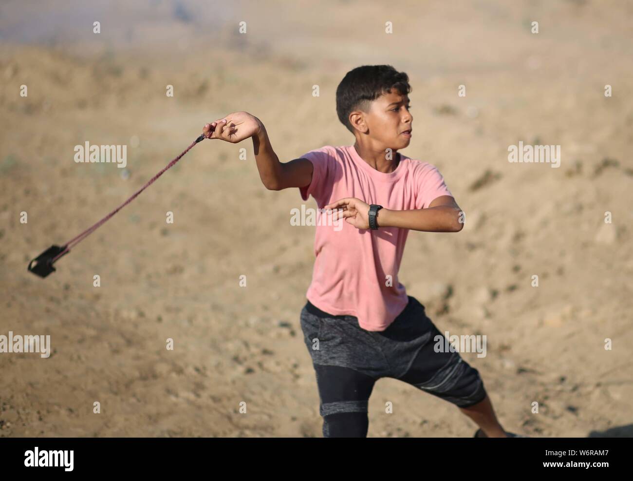 Al-Buraj Refugee Camp, The Gaza Strip, Palestine. 2nd Aug, 2019 ...