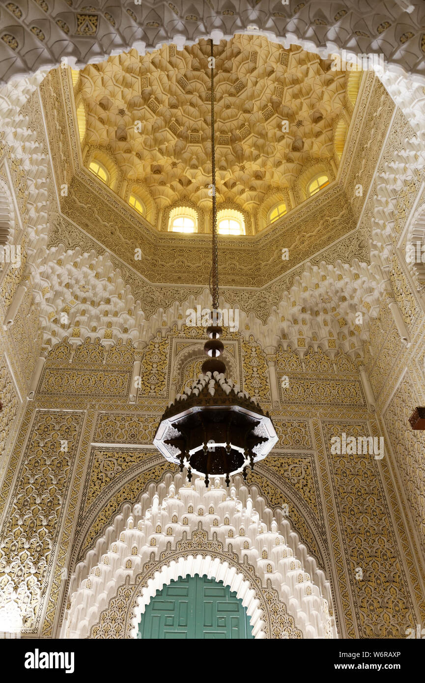 Interior of the Mahkama du Pacha, working courthouse, in Habous, in the ...
