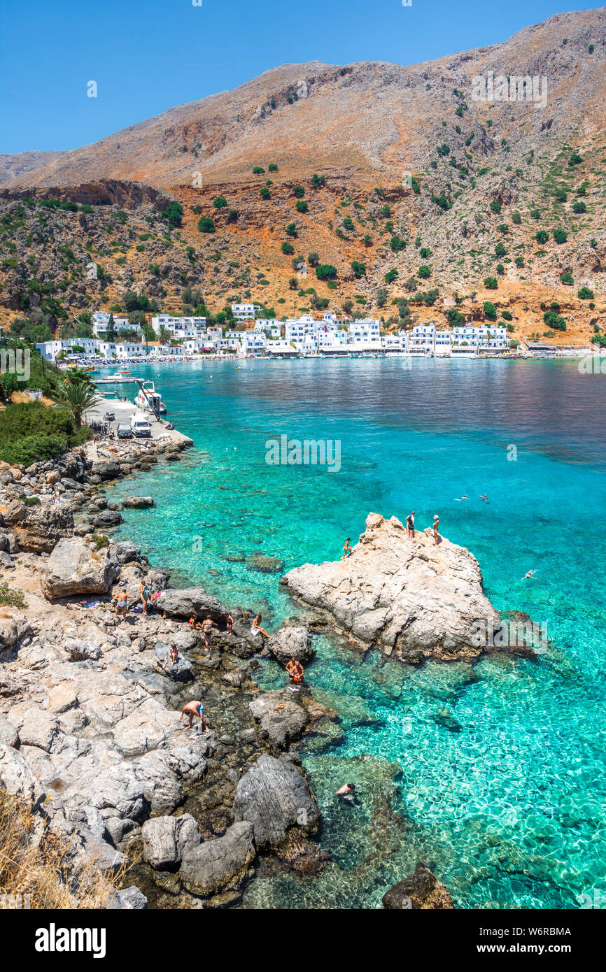 Loutro crete hi-res stock photography and images - Alamy