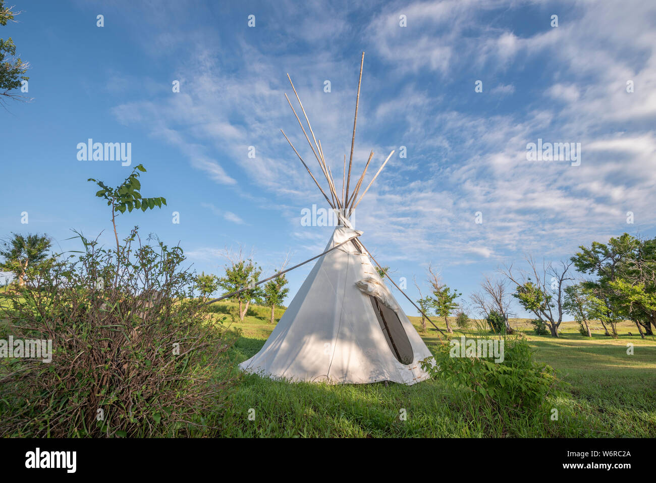 Tipi encampment hi-res stock photography and images - Alamy