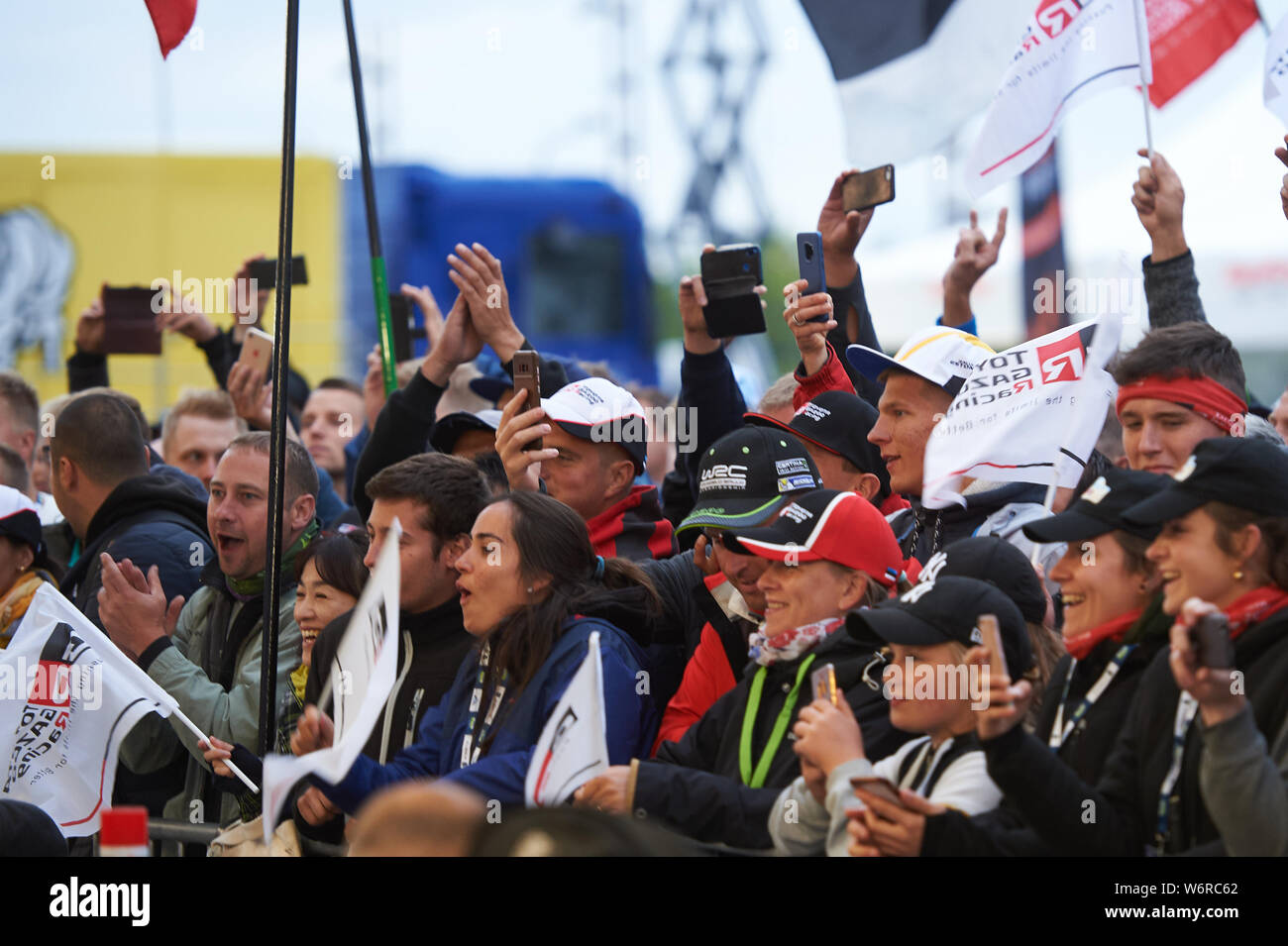 Rally fans wrc finland hi-res stock photography and images - Alamy