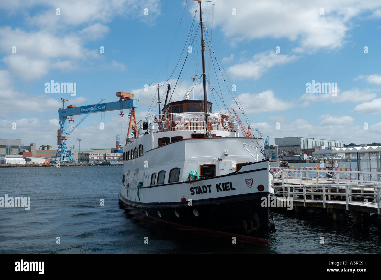German Naval Yards of Kiel, Germany Stock Photo - Alamy