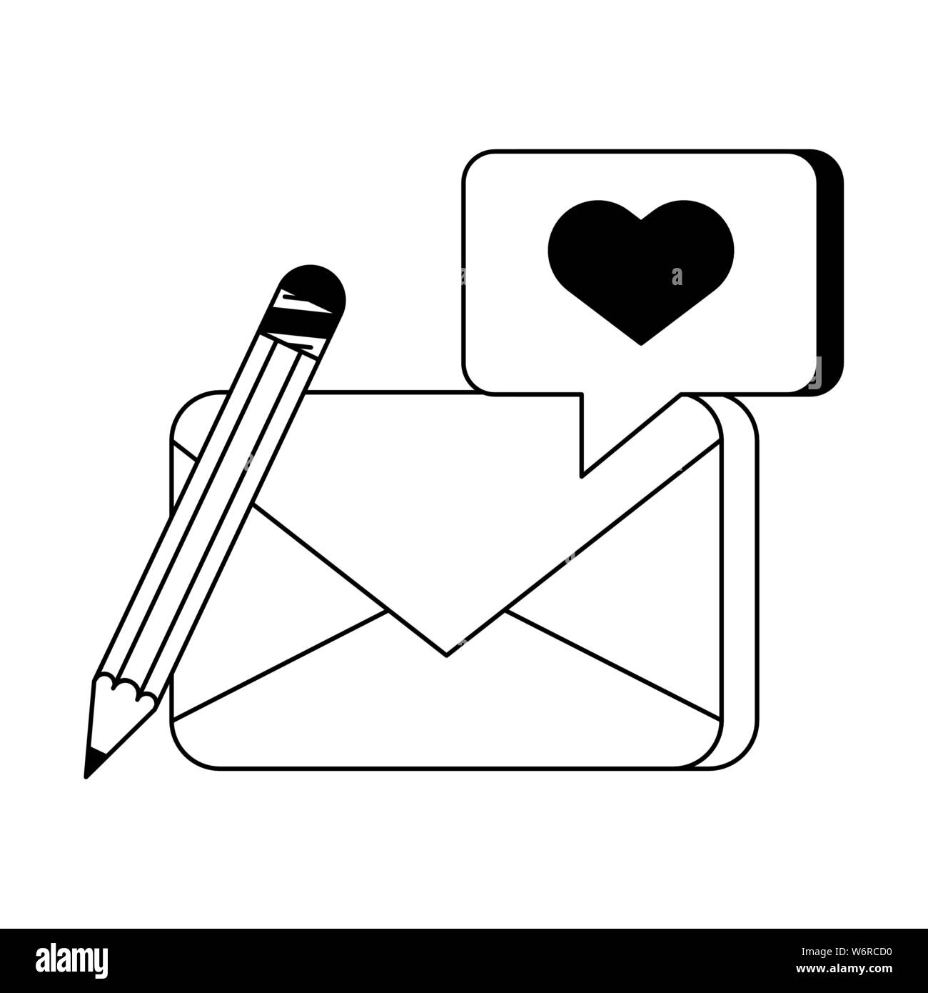 Email Clip Art Black And White