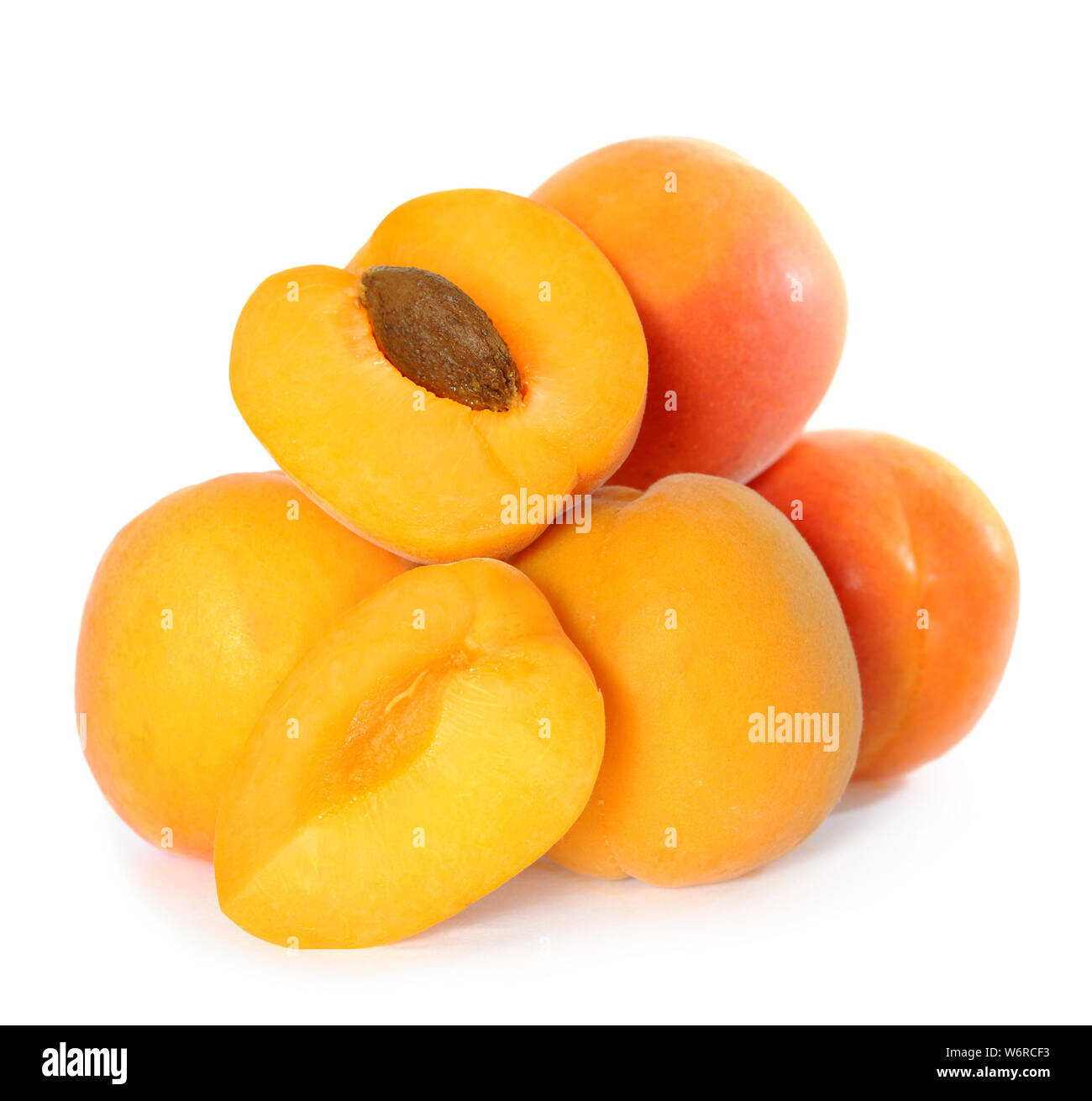 ripe plums on white background Stock Photo - Alamy