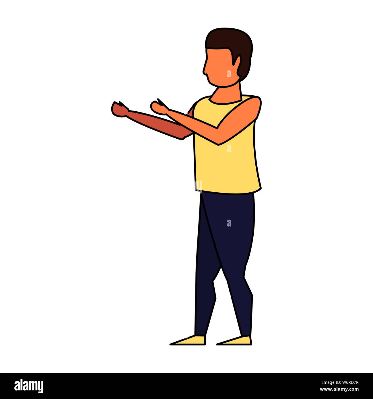 fitness sport exercise lifestyle cartoon Stock Vector Image & Art - Alamy