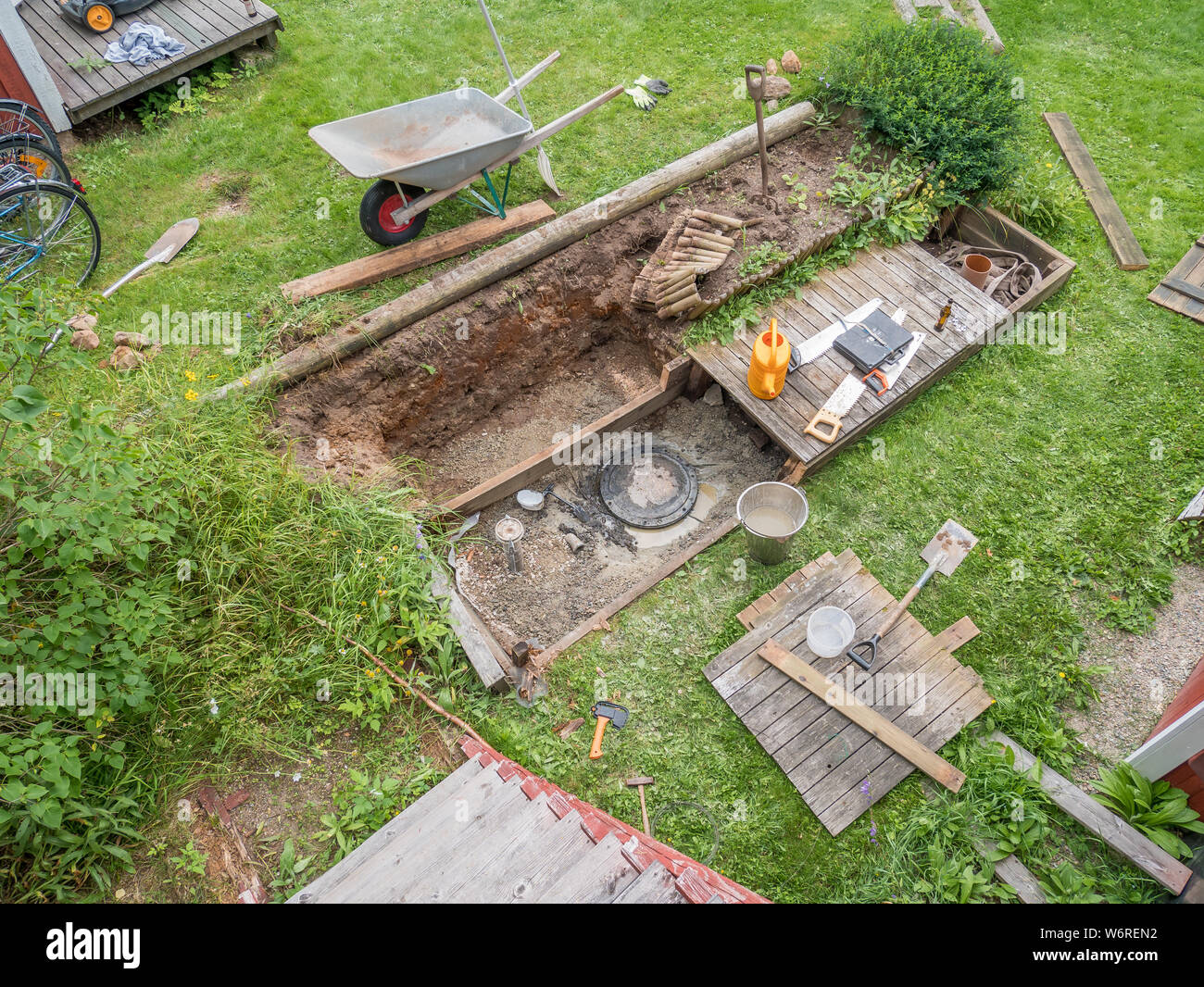 Home septic pipe hi-res stock photography and images - Alamy