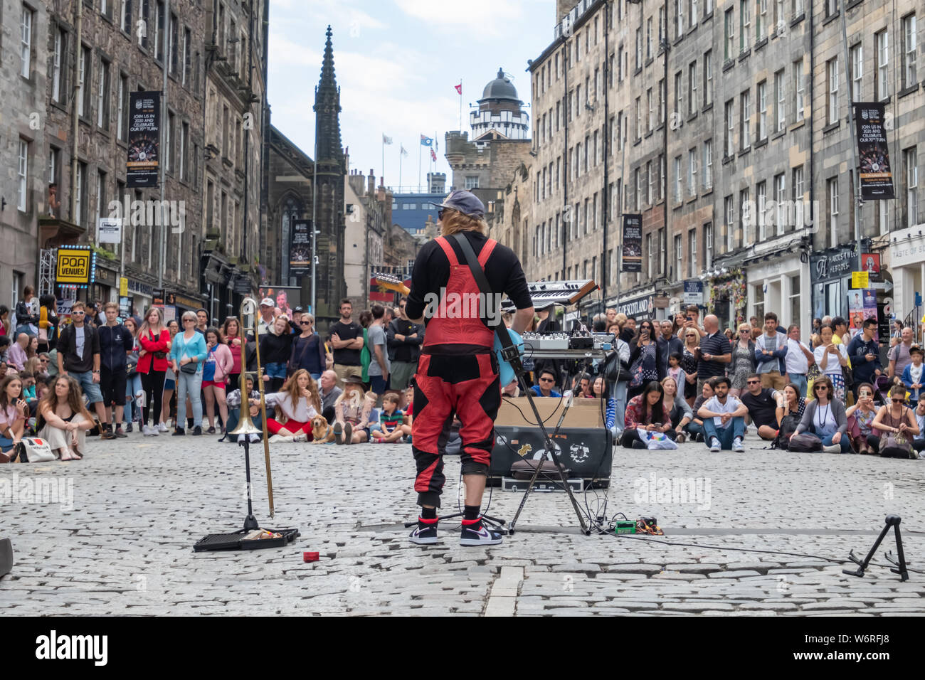 Edinburgh, Scotland, UK. 2nd August, 2019. An Australian singer ...