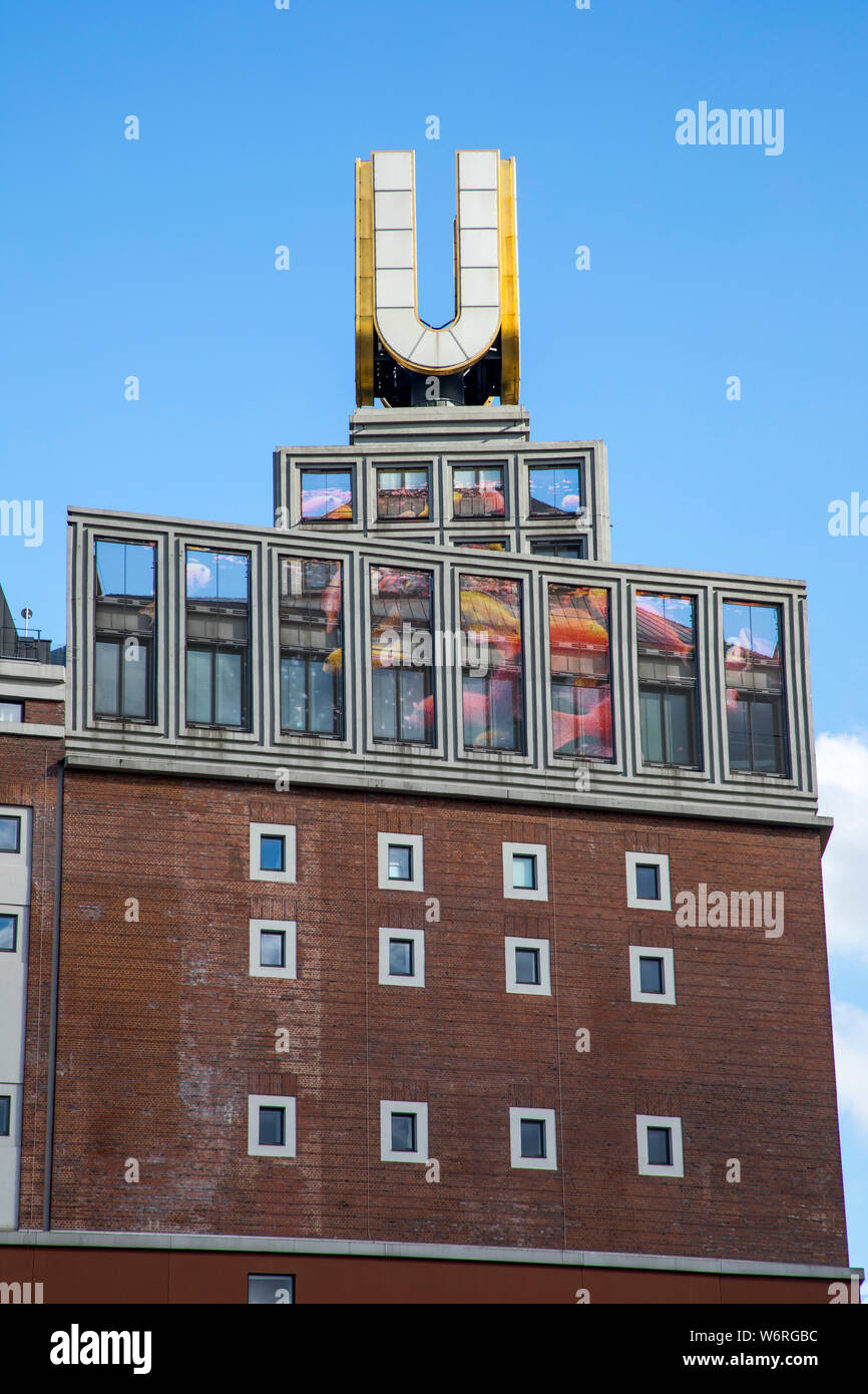 The Dortmunder U, cultural and art centre, museum, event location Stock ...