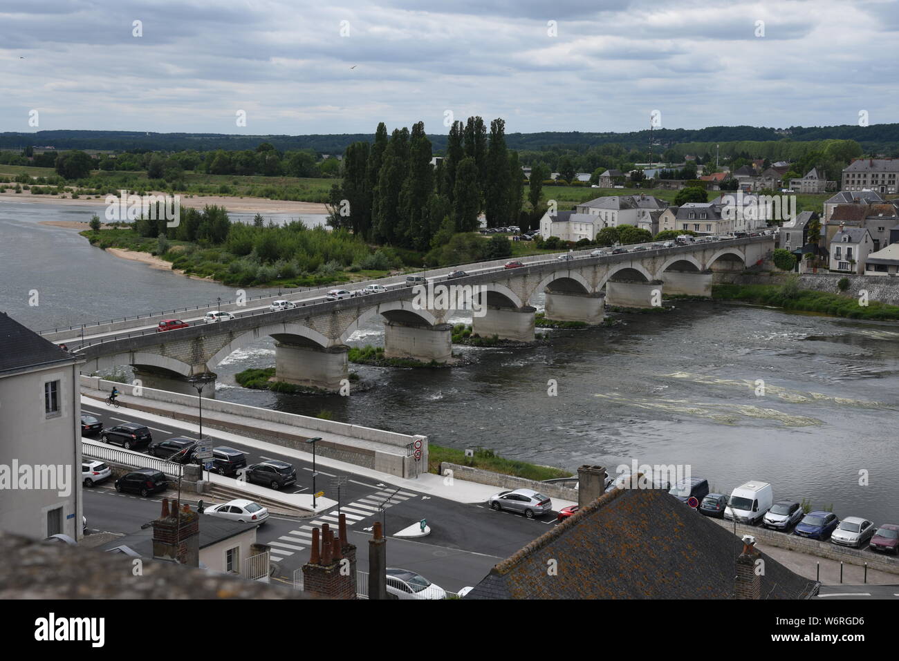 Amboise, Loire Valley, France is known for the Château d'Amboise Stock ...
