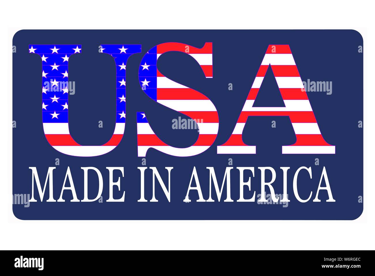 Made in america sign Stock Vector Images - Alamy