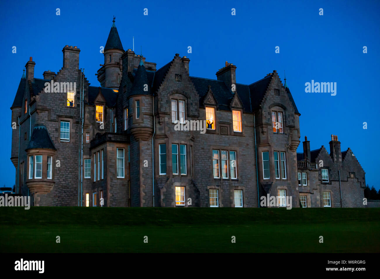 Glengorm Castle on the Isle of Mull, Scotland Stock Photo - Alamy
