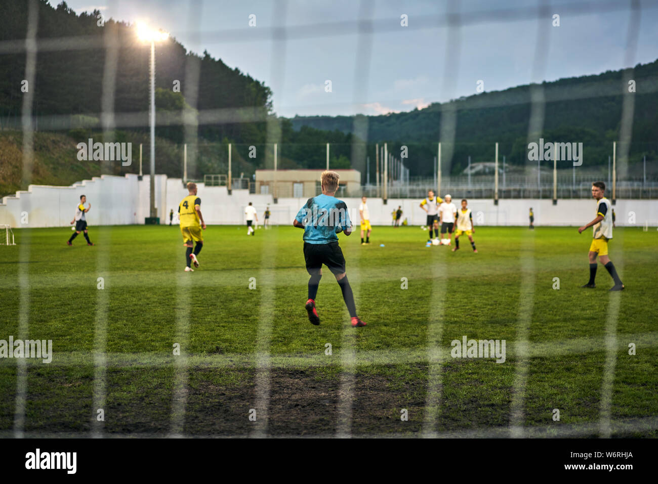 Soccer goalie throw hi-res stock photography and images - Alamy