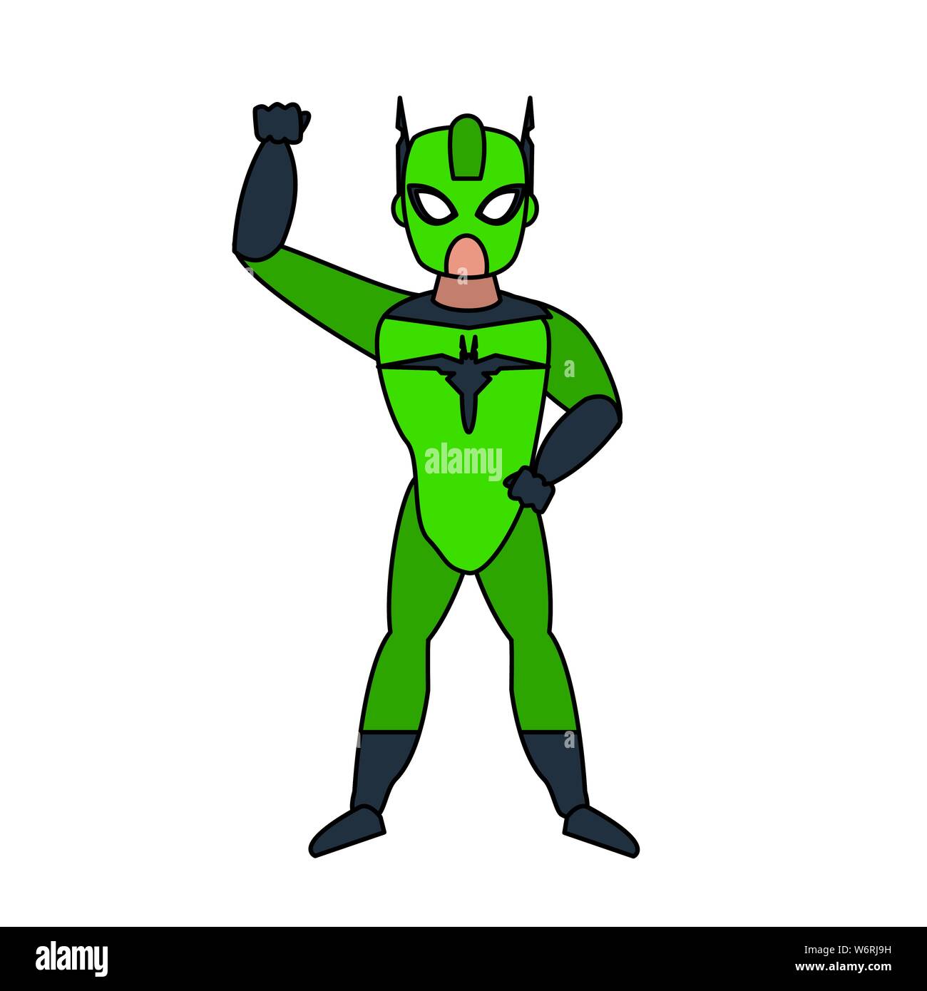 super hero comic retro cartoon Stock Vector Image & Art - Alamy