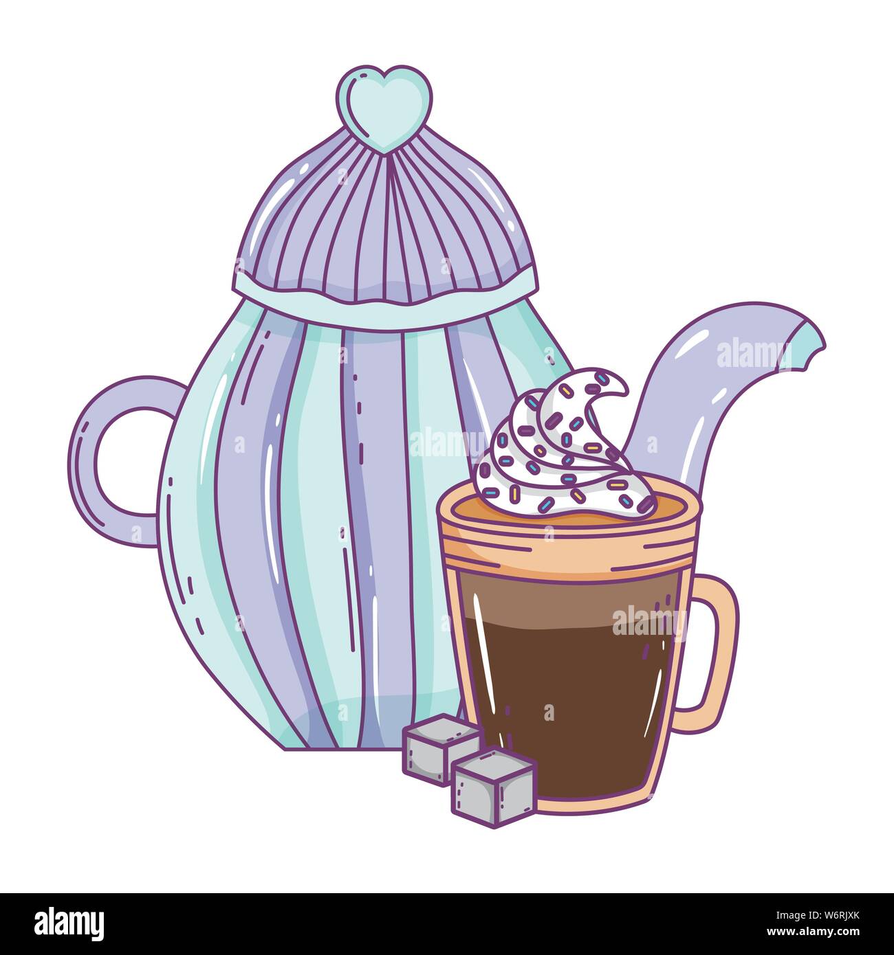Coffee pot design, Drink breakfast beverage bakery restaurant and shop ...