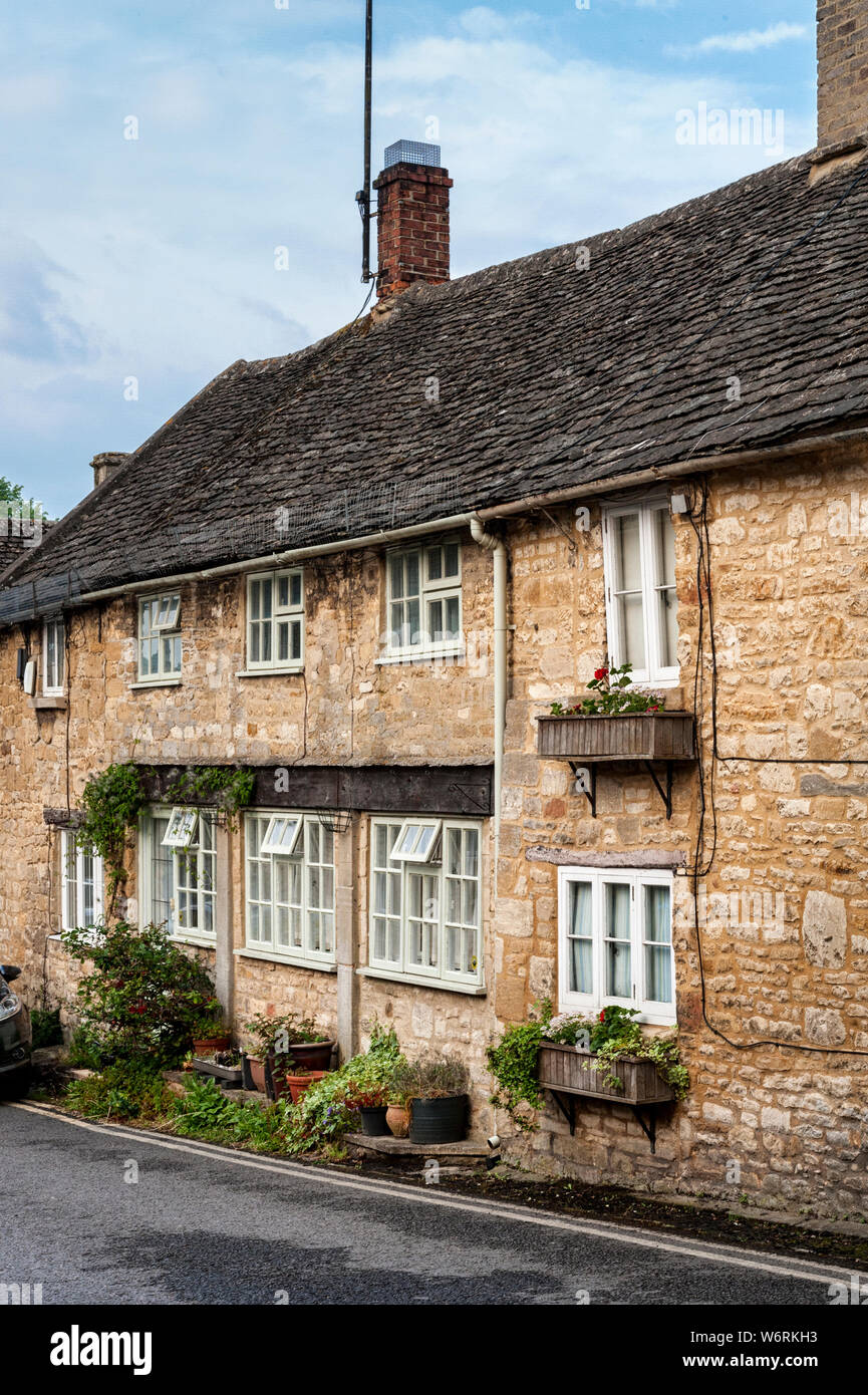Burford Village Cotswolds Oxfordshire High Resolution Stock Photography ...