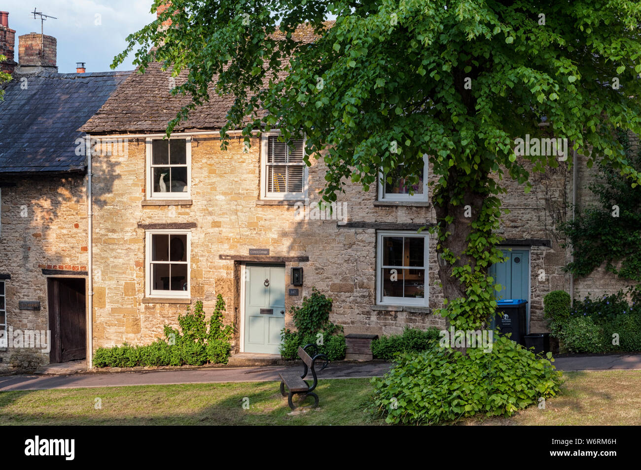 Quaint Cotswold romantic stone cottages on The Hill, in the lovely ...