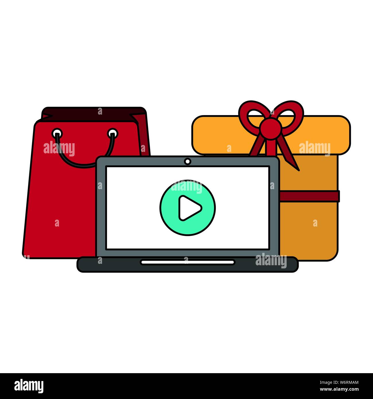 online shopping ecommerce sale cartoon Stock Vector Image & Art - Alamy