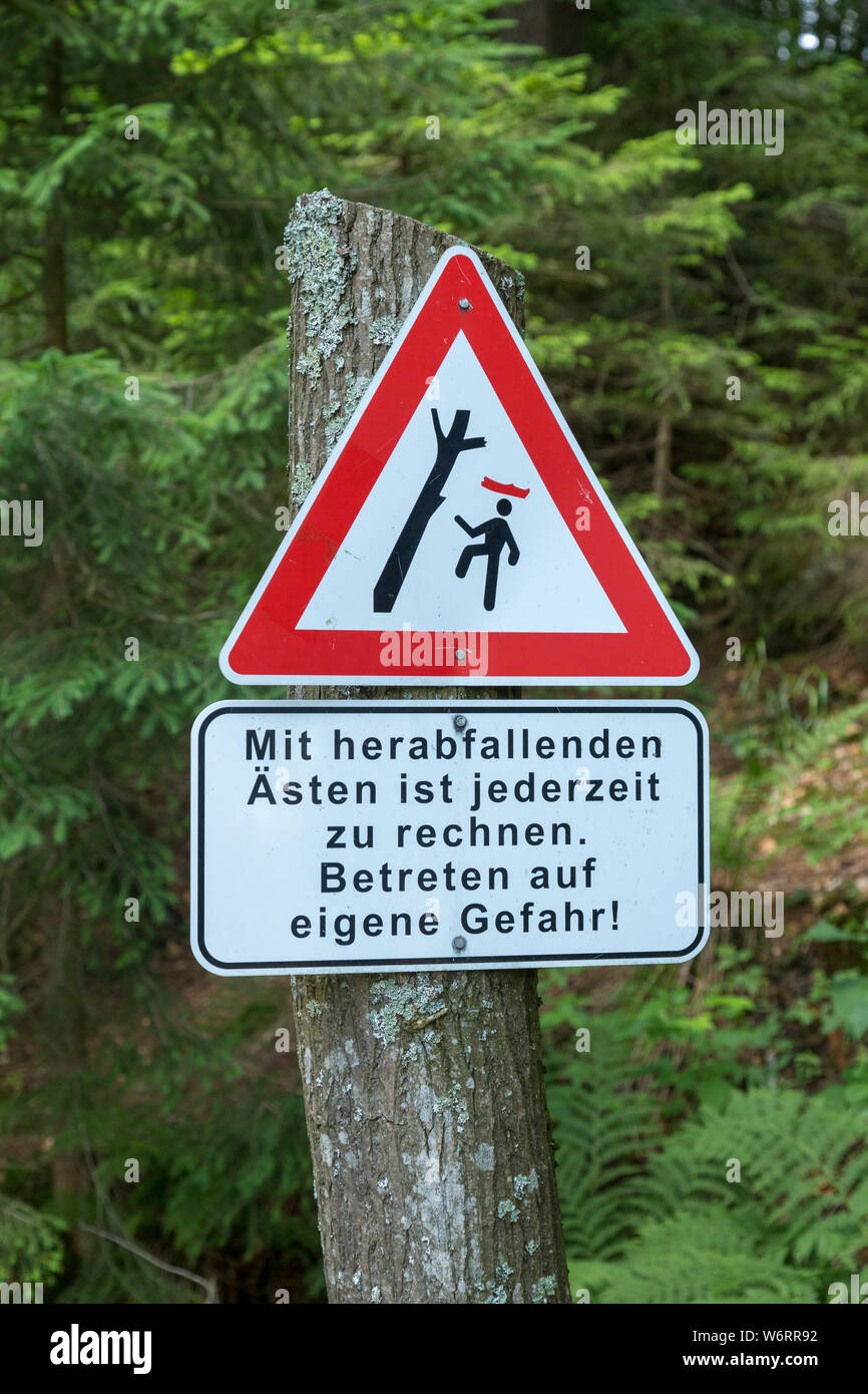 Big warning sign hi-res stock photography and images - Alamy