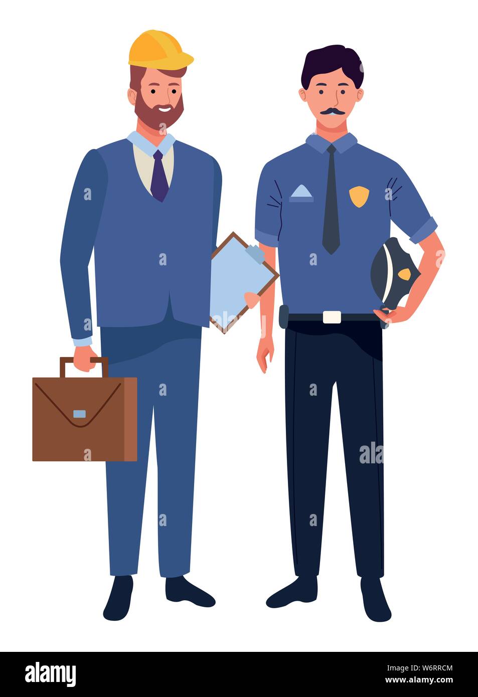Interview police officer Stock Vector Images - Alamy