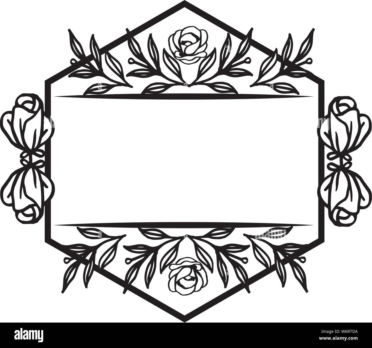 Texture of flower and leaves, perfect frames, for elegant card. Vector ...