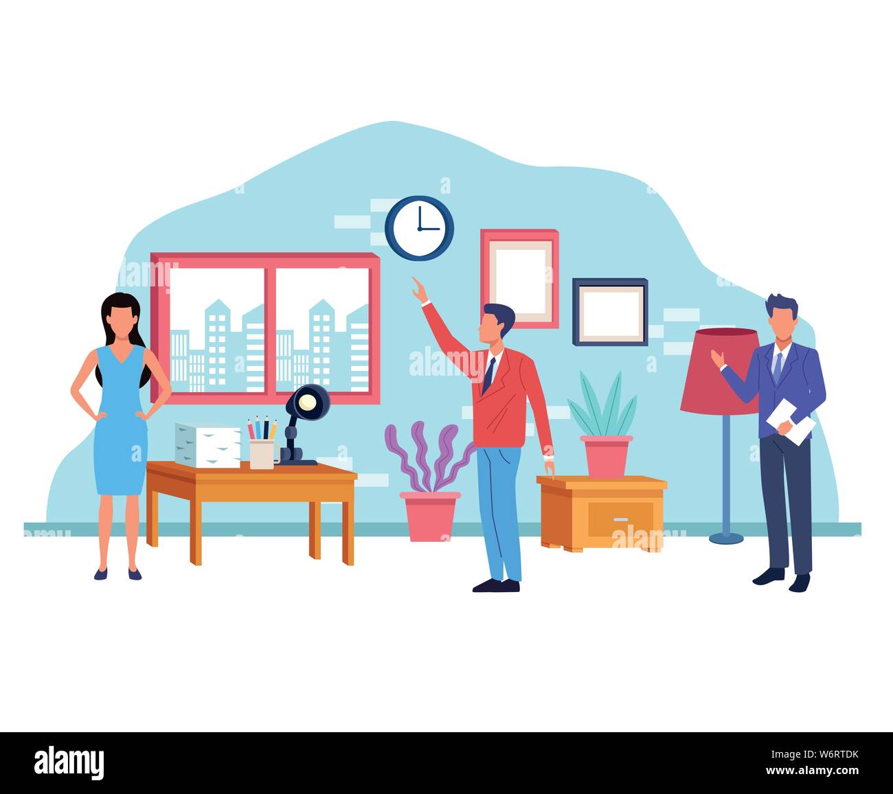 business professional executive work cartoon Stock Vector Image & Art ...