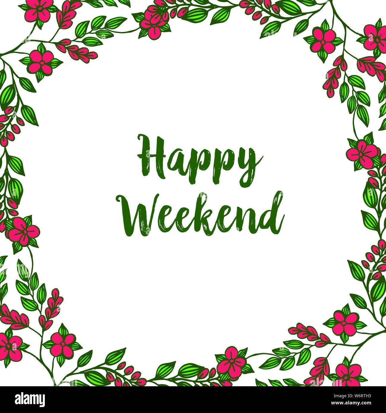 Motif of red flower frame, style unique and elegant, for decorative of ...