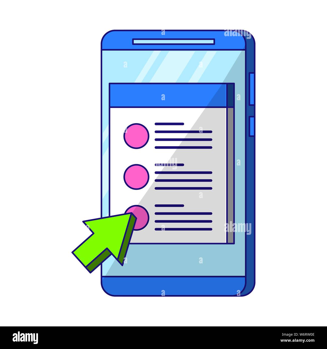 technology web digital hardware cartoon Stock Vector Image & Art - Alamy