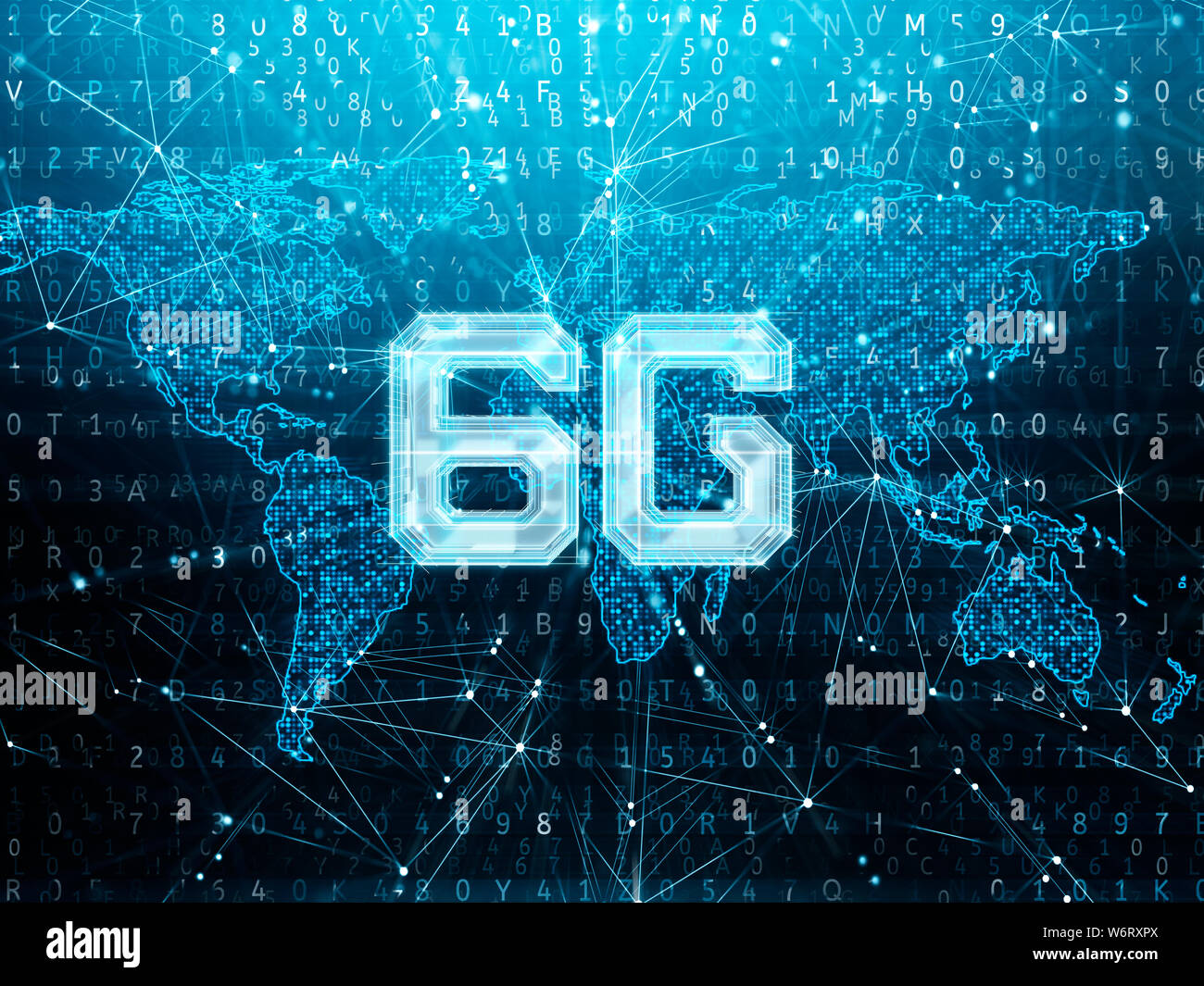 6G technology, conceptual illustration Stock Photo - Alamy