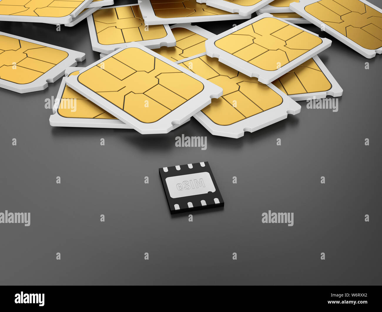 Esim digital sim card hi-res stock photography and images - Alamy