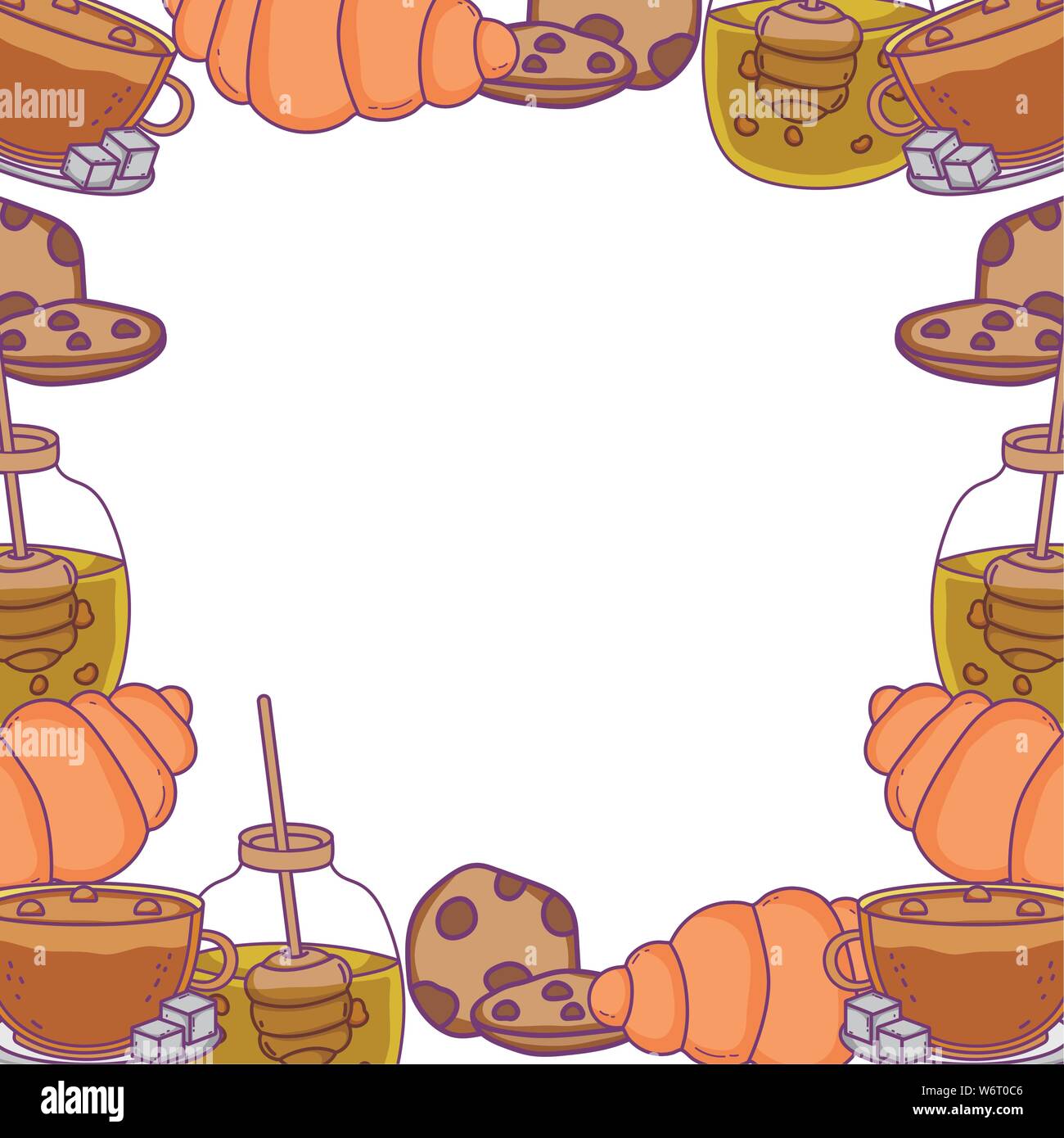 Frame design, Bakery food shop traditional quality style and breakfast ...