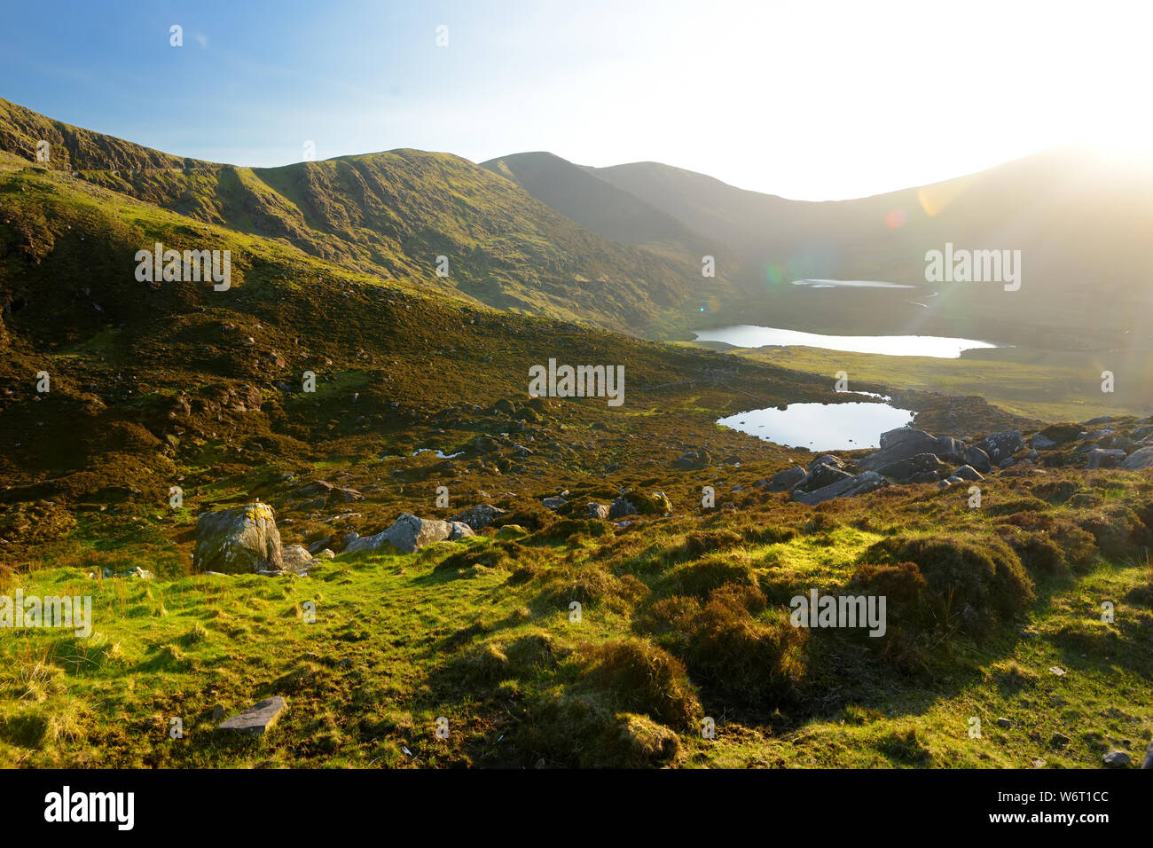 Conor Pass, one of the highest Irish mountain passes served by an ...
