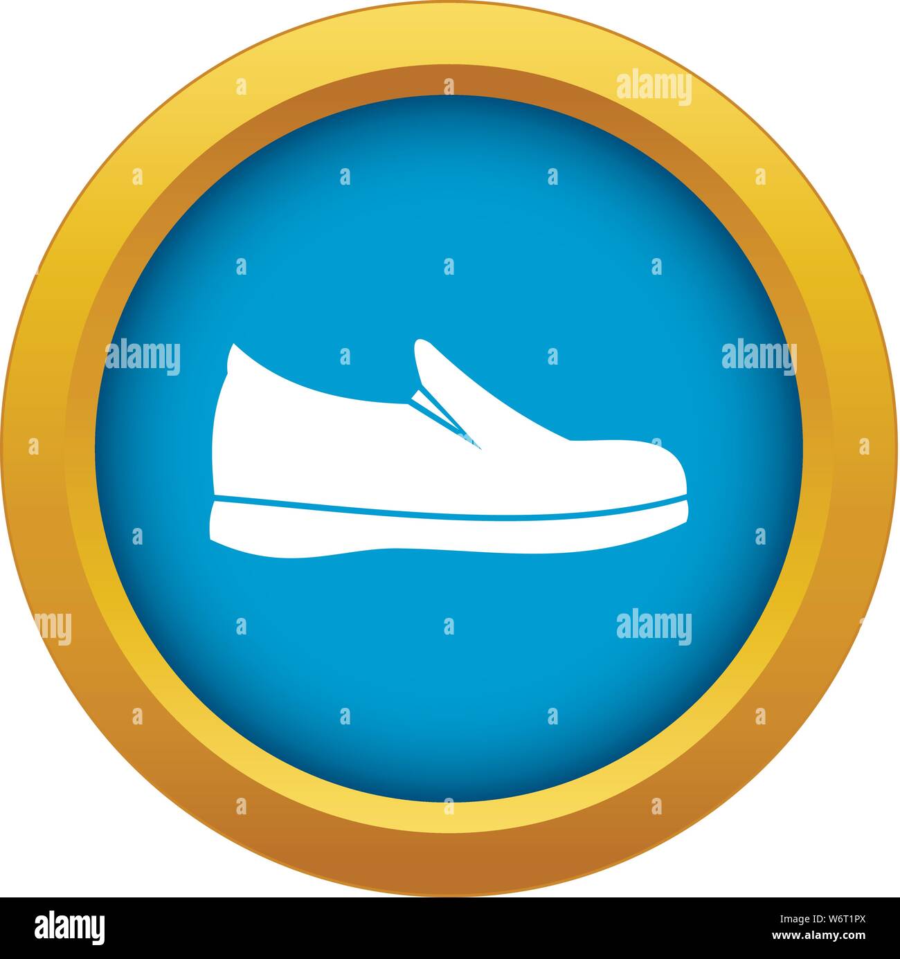 Shoes icon blue vector isolated Stock Vector Image & Art - Alamy