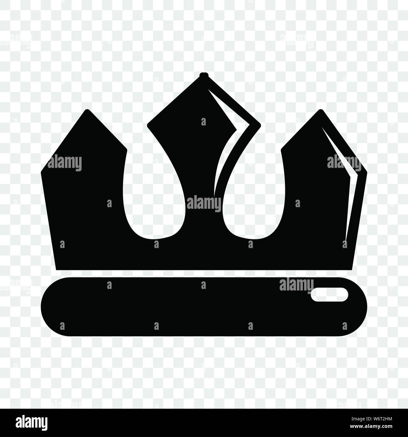 Bronze Crown Icon Simple Black Style Stock Vector Image And Art Alamy