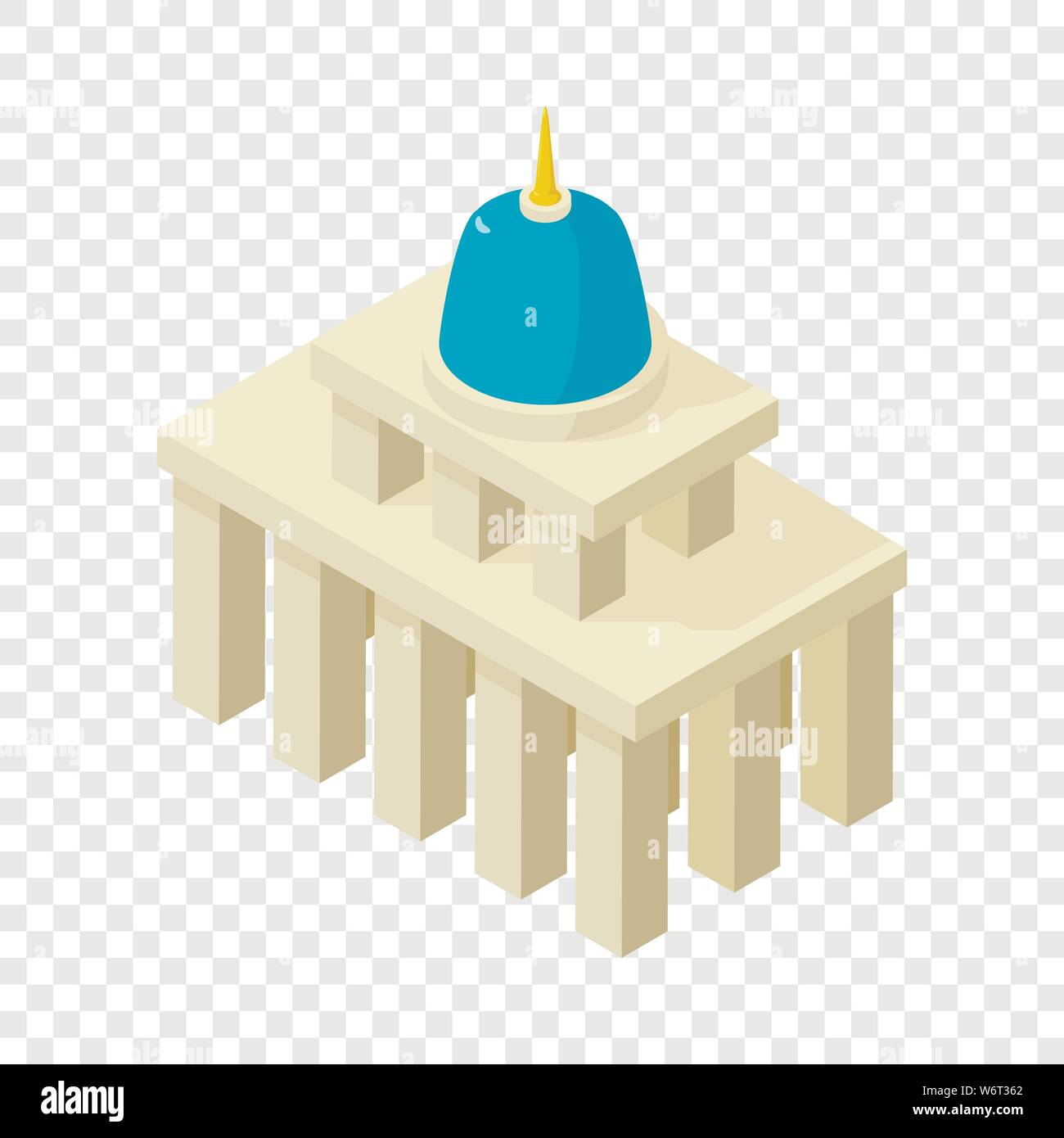 White house icon, isometric 3d style Stock Vector Image & Art - Alamy