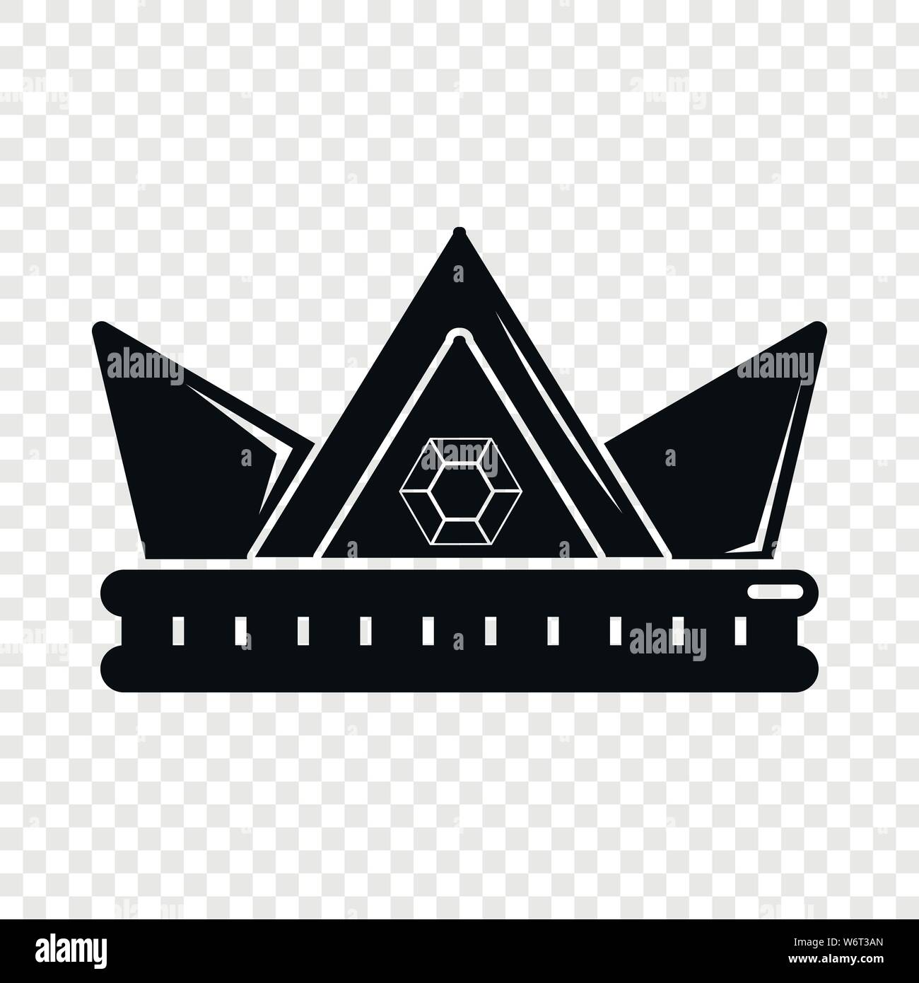 Diamond crown icon, simple black style Stock Vector Image & Art - Alamy