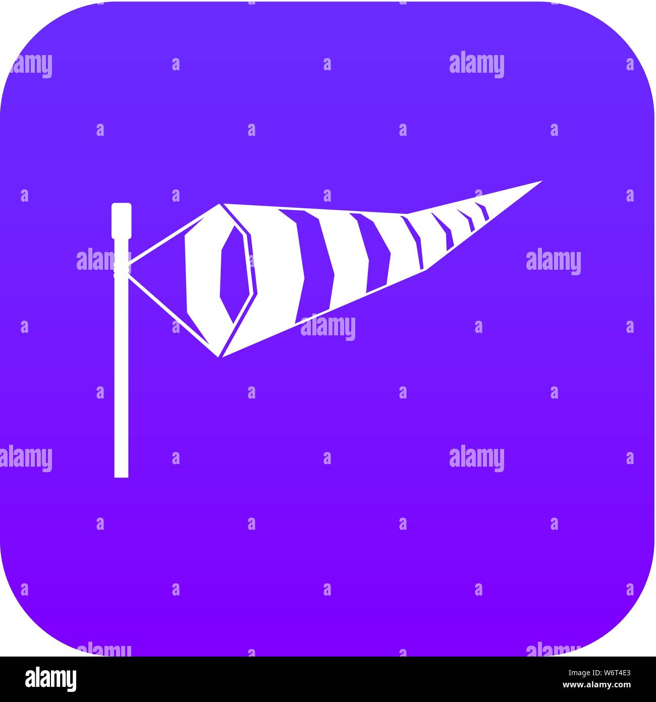 Purple warning flag hi-res stock photography and images - Alamy