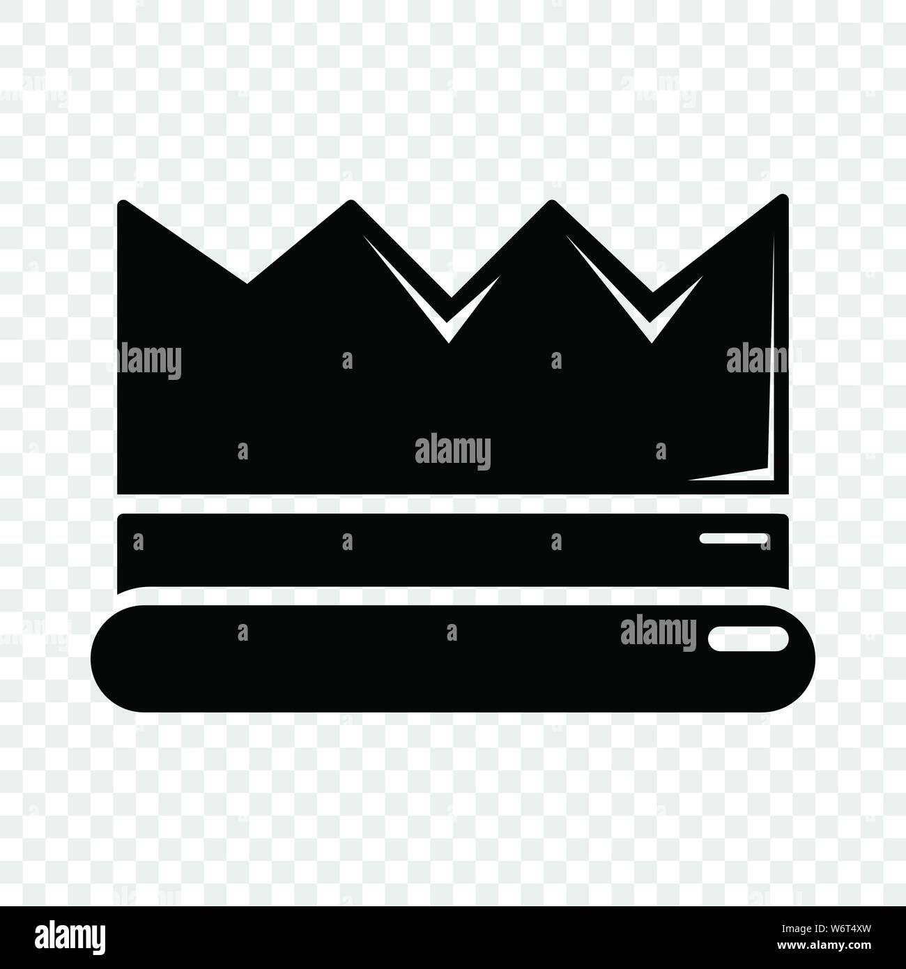 Silver crown icon, simple black style Stock Vector Image & Art - Alamy