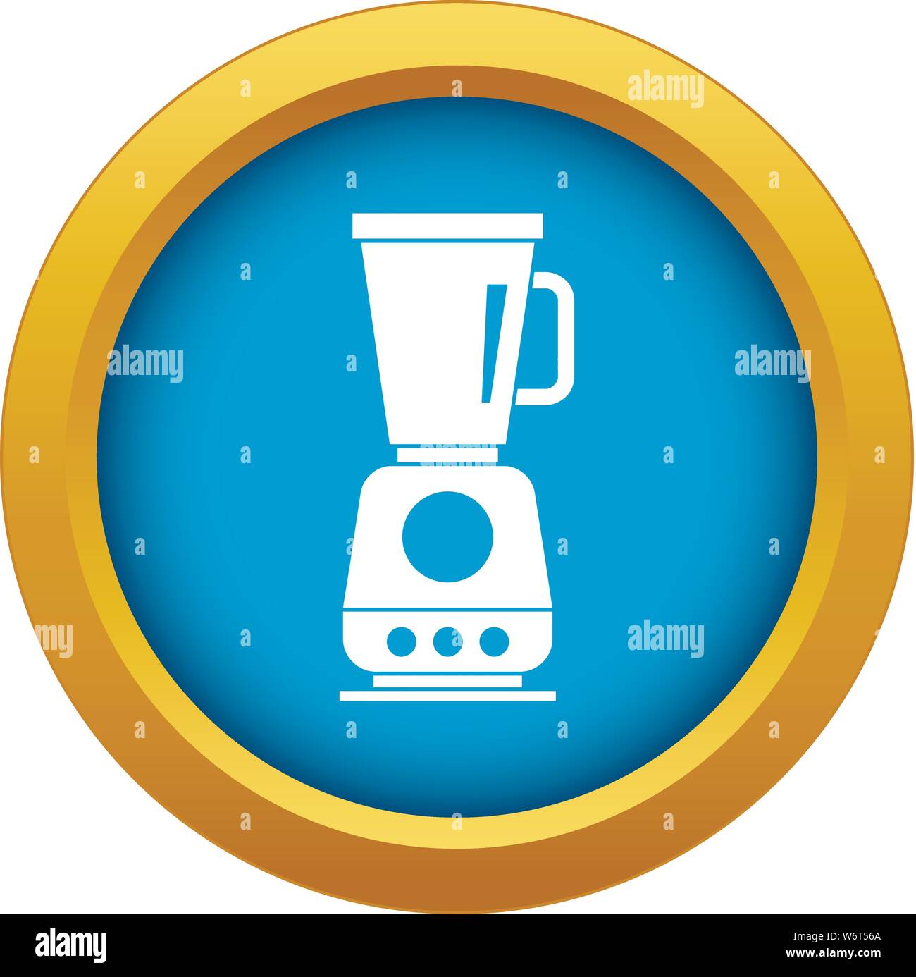 Blender icon blue vector isolated Stock Vector Image & Art - Alamy