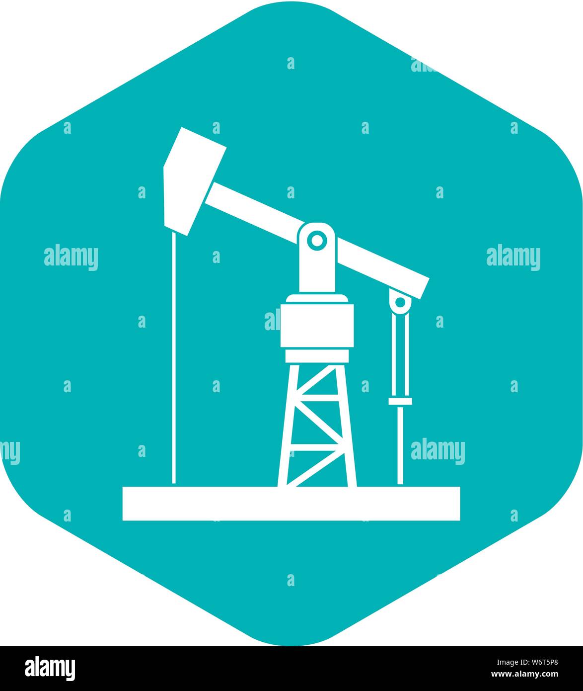 Oil pump icon, simple style Stock Vector Image & Art - Alamy