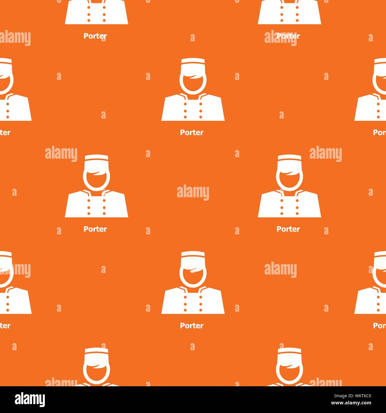 Porter pattern vector orange Stock Vector Image & Art - Alamy
